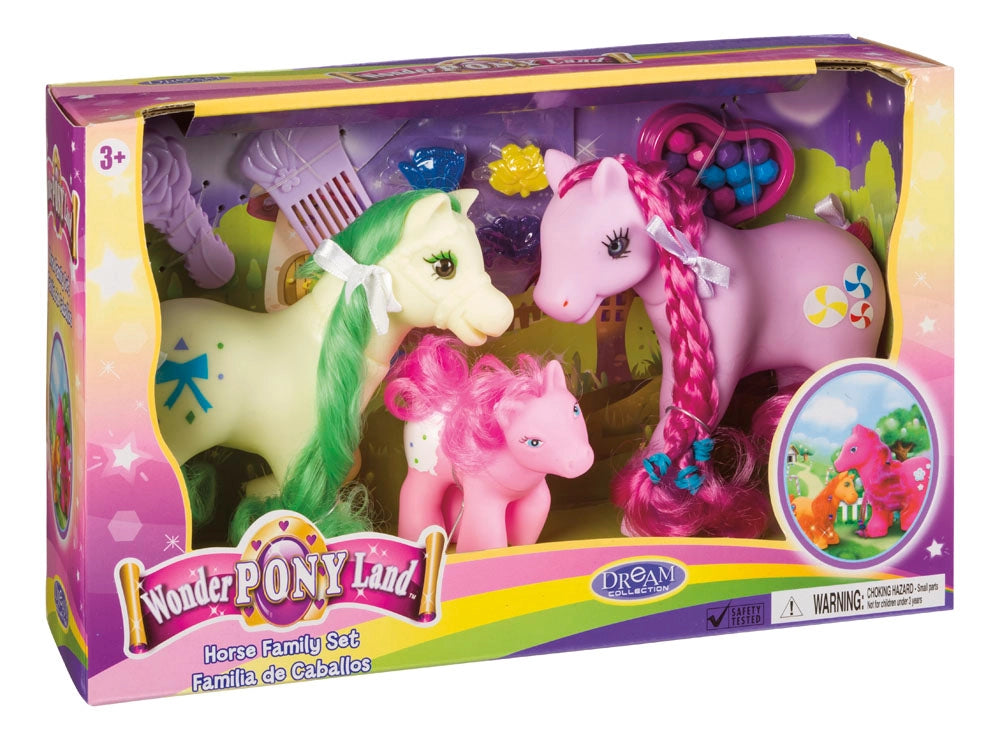 Toysmith Wonder Pony Land Horse & Family Set – Tadpole
