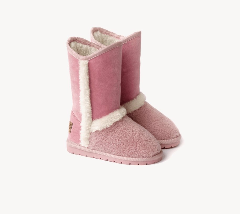 Girls Eskimo Winter Boots - Lemonade Pink – Tadpole